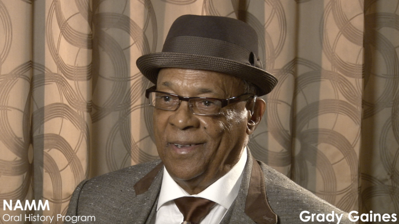 Grady Gaines | Oral Histories | NAMM.org