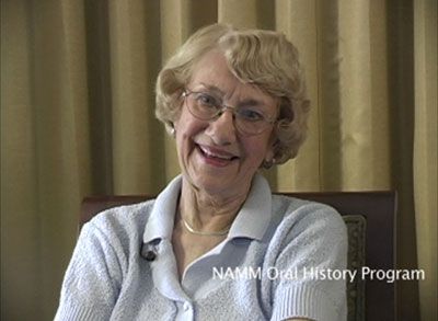 Eleanor West | Oral Histories | NAMM.org